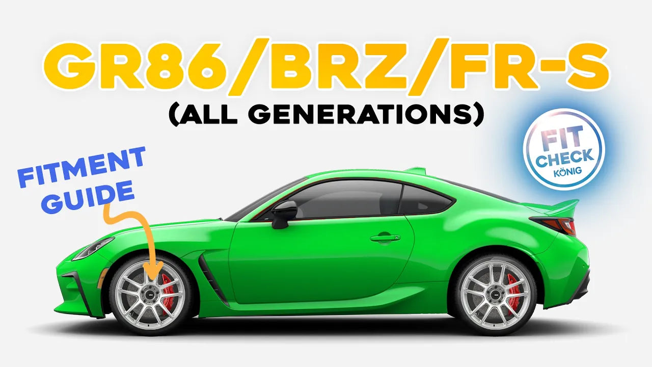 FRS/ GR86/ BRZ Fit Check – Konig Wheels USA