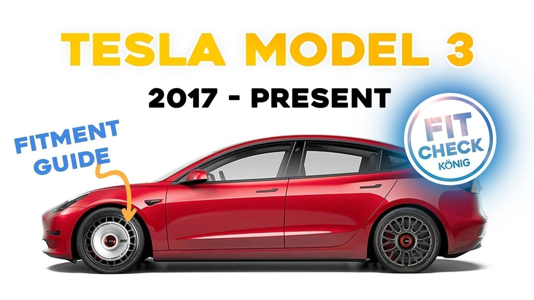 Tesla Model 3 Fit Check – Konig Wheels USA