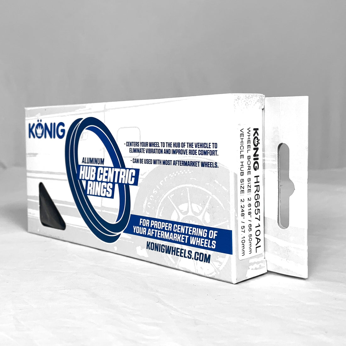 HUB RING - ALUMINUM SET (4pcs) - 66.5mm O.D. / 57.1mm – Konig Wheels USA