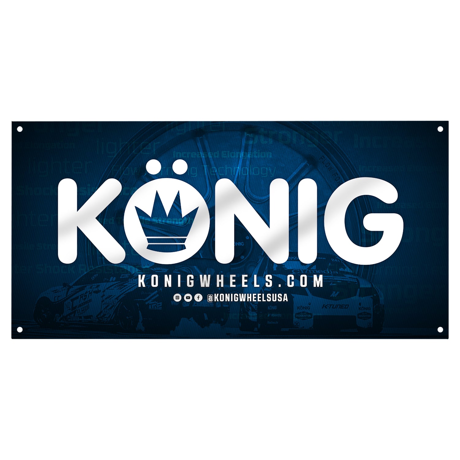 Konig Vinyl Shop 2'x4" Banner – Konig Wheels USA
